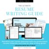 Professional resume template + resume writing guide