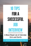10 Tips for a Successful Job Interview | Job Interview Advice | ReRouting